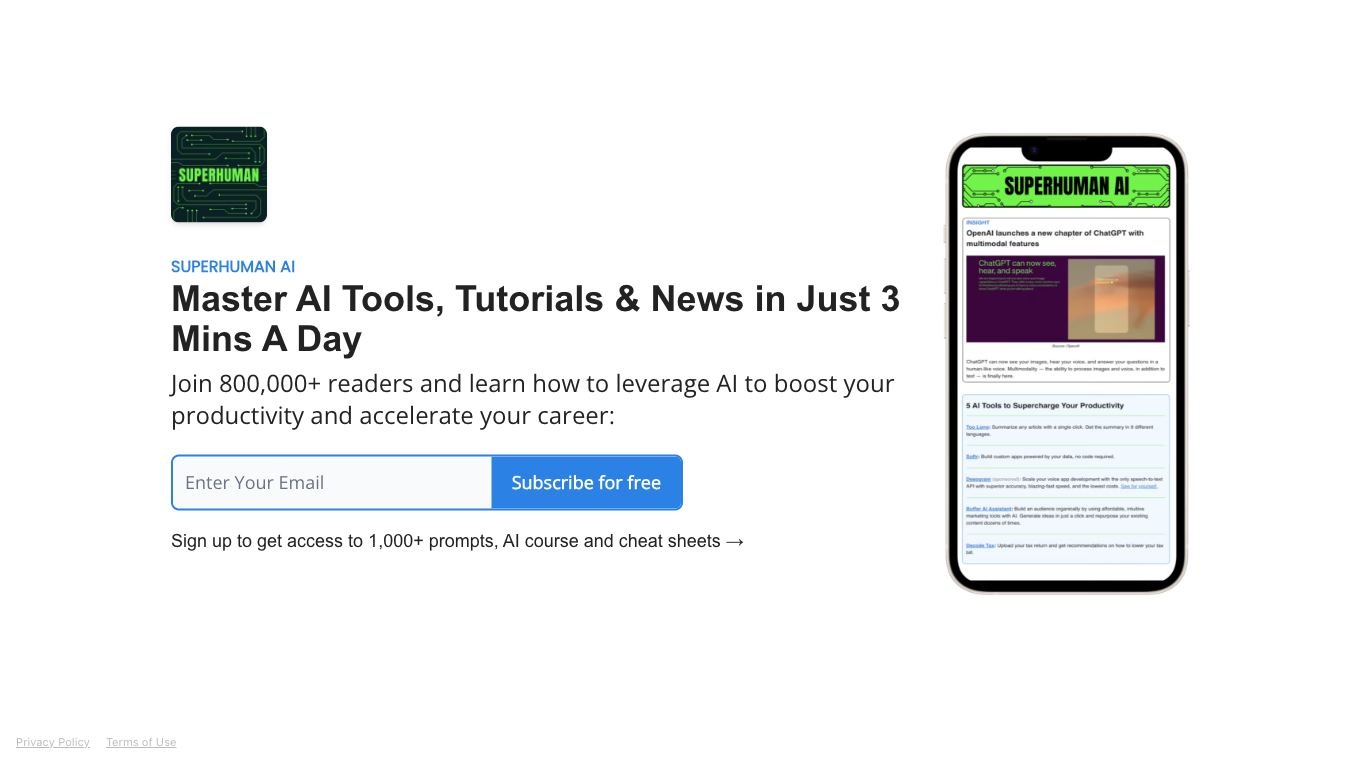 Superhuman - AI Career Enhancement Newsletter